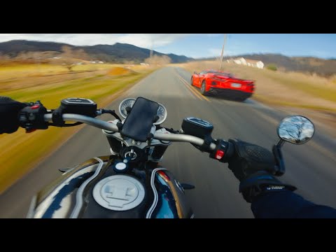 BMW R9T RAW POV *Spirited riding* - YouTube