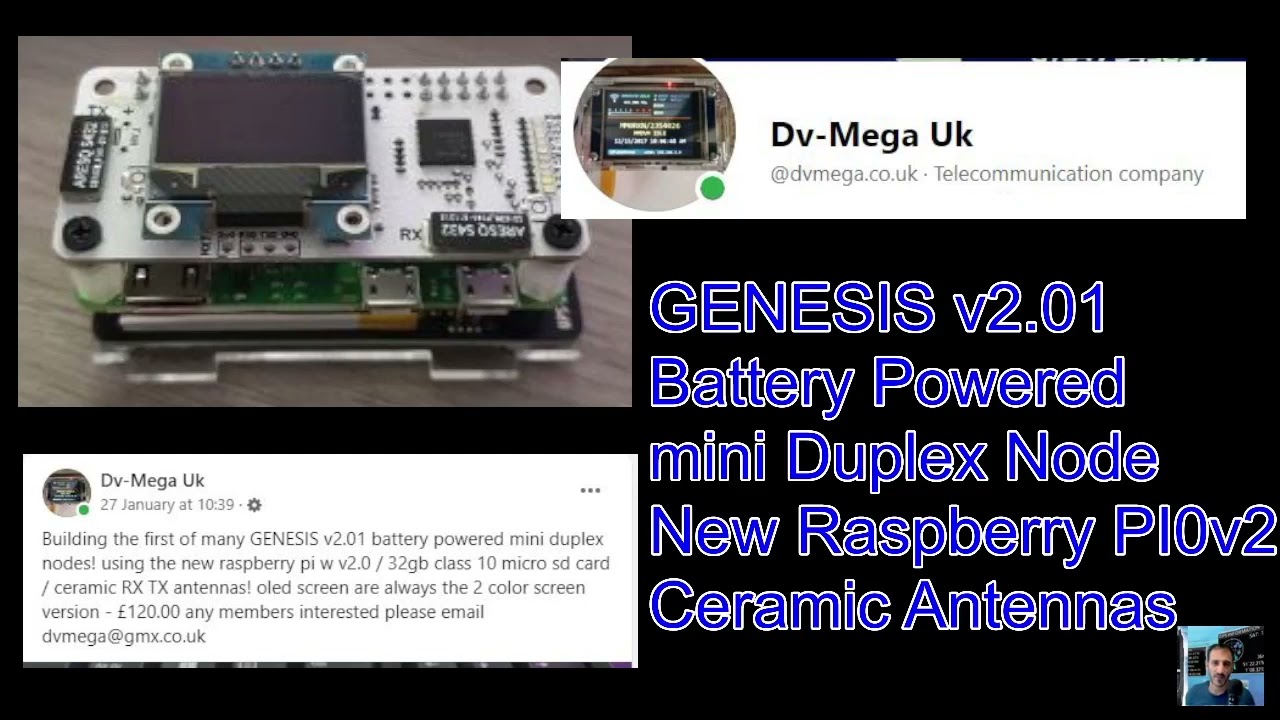 DV Mega - Battery Powered Mini Duplex MMDVM Hotspot - YouTube