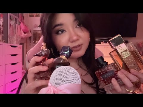 ASMR ♡ sexy *bad b* perfume (show & tell) 🤤