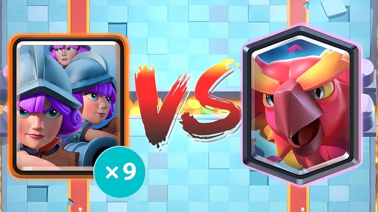 9 Mosqueteras nvl. 3 vs. 1 Fénix nvl.15 - Clash Royale - YouTube