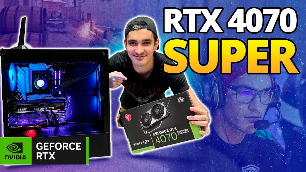 NVIDIA GEFORCE RTX 4070 SUPER MSI - A NOVA PLACA DE VIDEO DO TACO ...