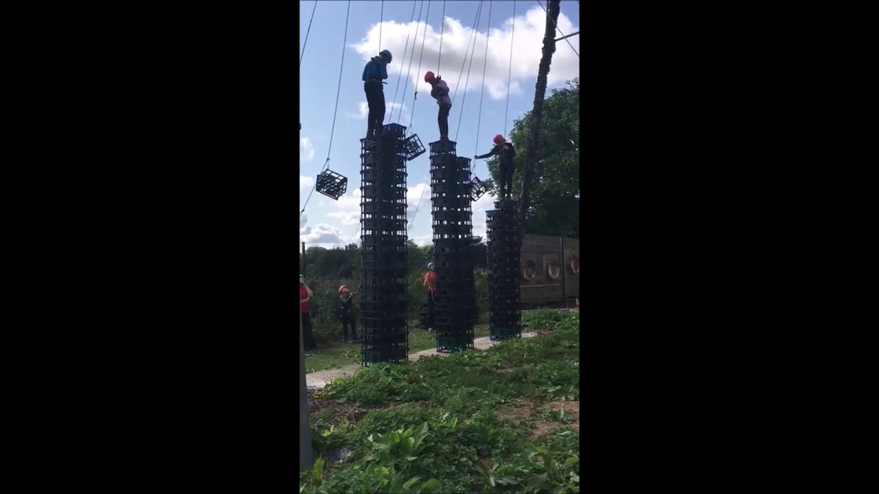 70th Portsmouth Scouts, Crate stacking Pinsent 2018 - YouTube