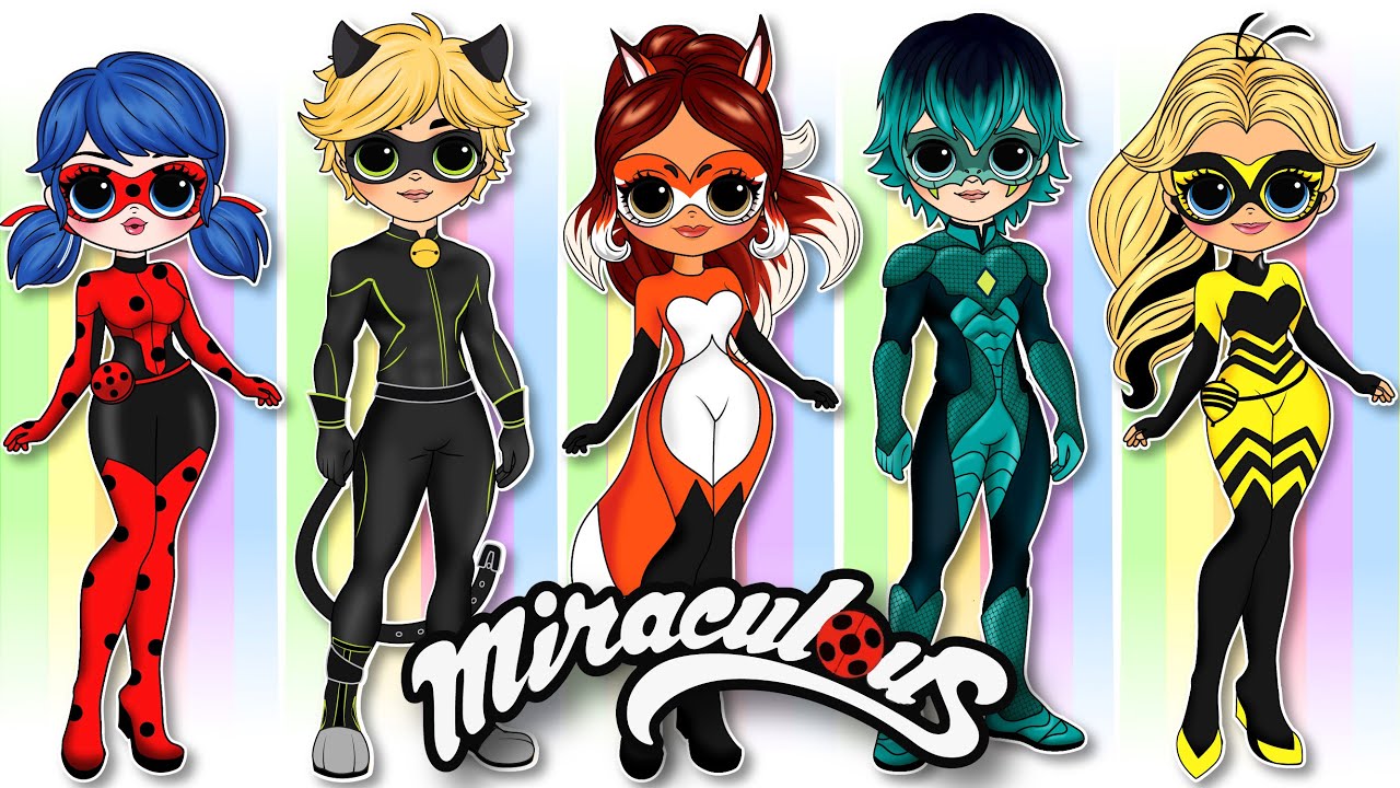 Paper Dolls | How To Make Miraculous Into Everyday Clothes Fashion ...