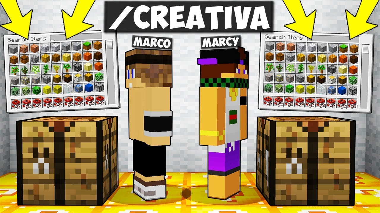 GIOCHIAMO CON MARCY IN CREATIVA! - Minecraft ITA - YouTube