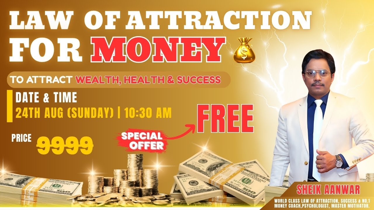 Law of Attraction for Money Free Workshop with Sheik Aanwar # ...