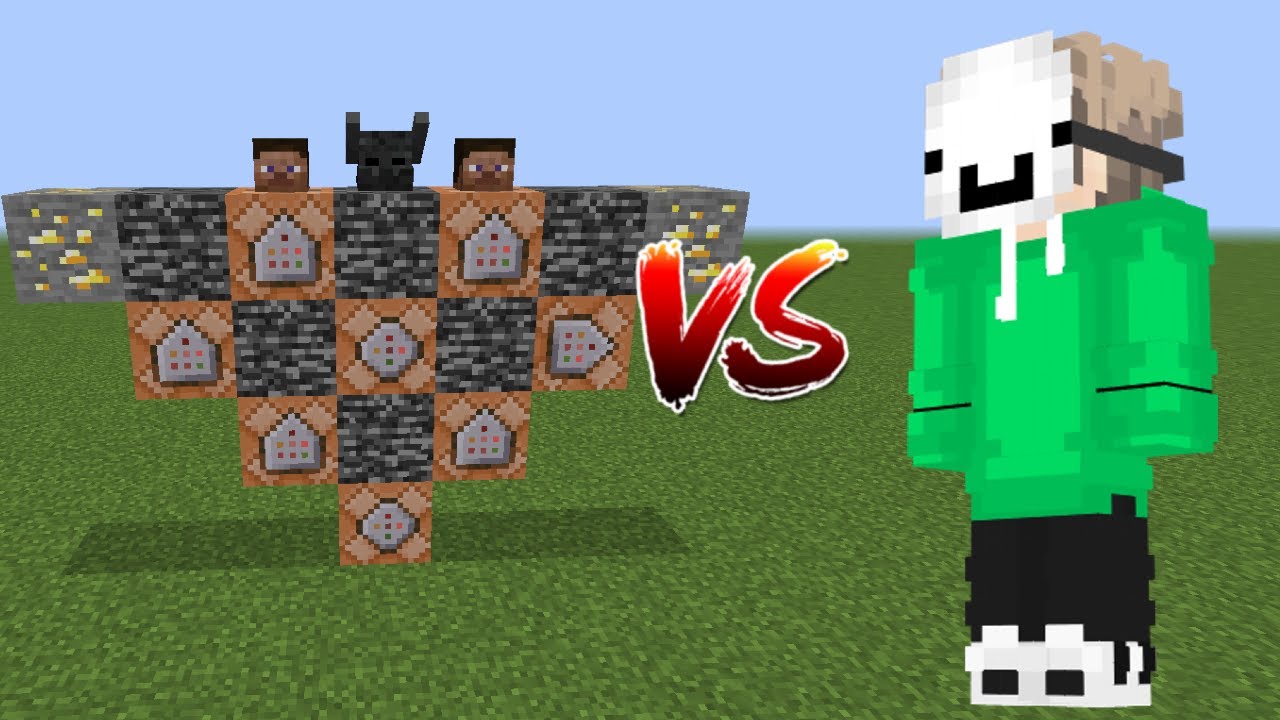 what if you create DREAM VS SCARY MOBS in MINECRAFT - YouTube