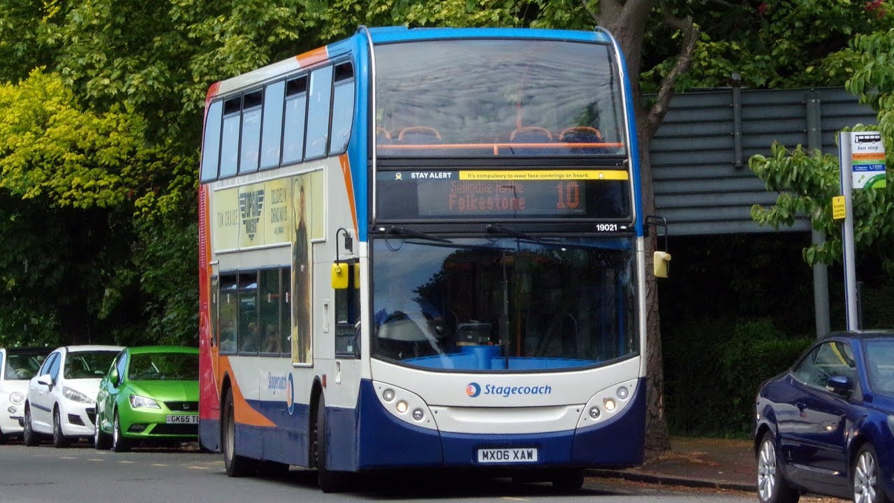 Mega Kickdown! Stagecoach Bus 19021 MX06 XAW On Route 102 - YouTube