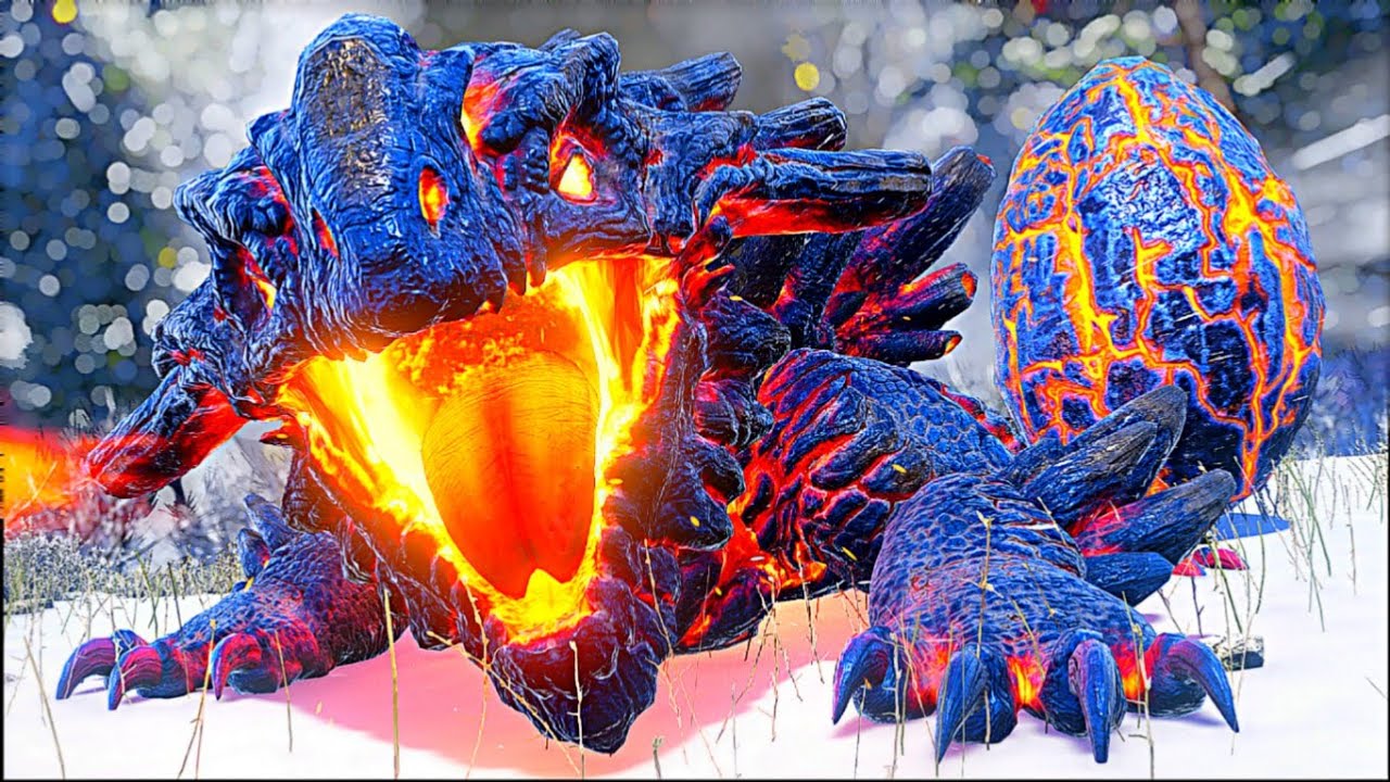 NOVO: Baby Magmasaur, Fui Caçado Injustamente Pelos T-Rex de Lava ...