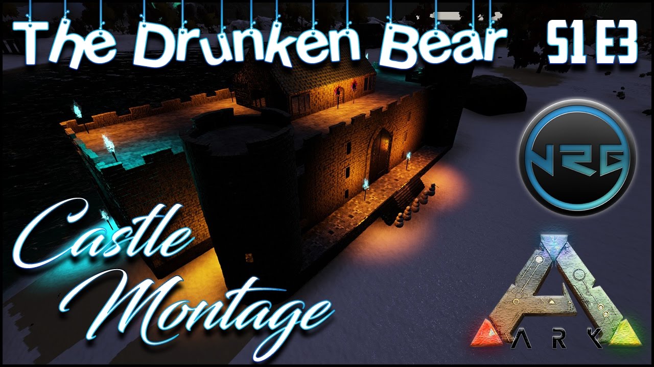 Castle Montage Build - Ark Survival Evolved - Modded Volcano Map - DBC ...