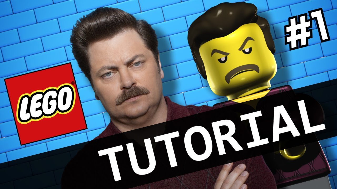 Watch Me Make LEGO Ron Swanson - Tutorial Part 1/2 - YouTube