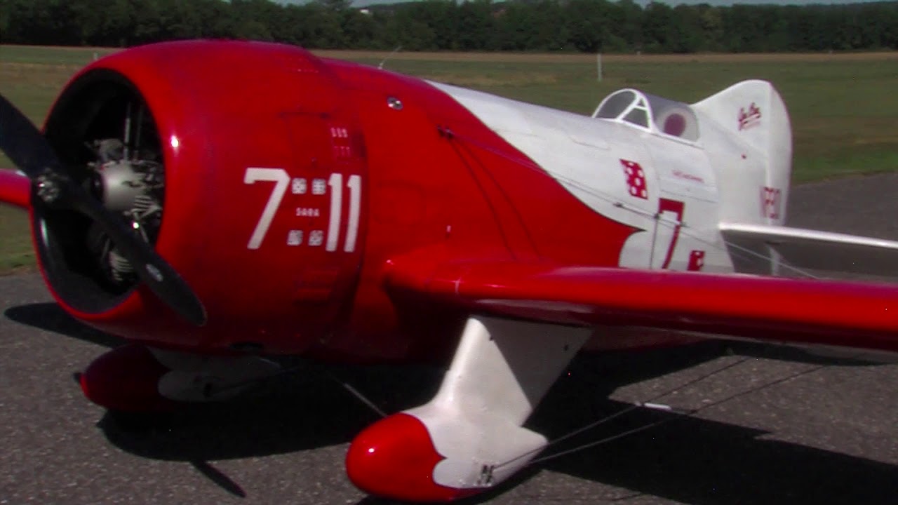 Gee Bee R2 Original and Model - YouTube