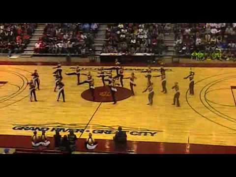 West De Pere Pom & Dance Team, kick routine, 2009 State Competition ...