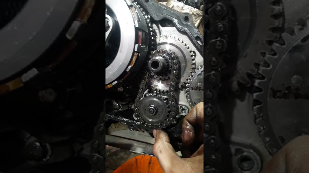 Motor Varillero 200cc, nos encontramos con cadena de la bomba de aceite ...