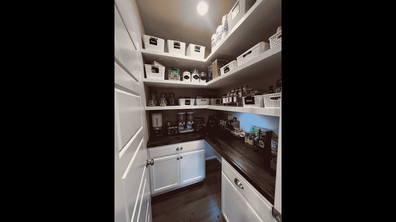 Pantry Makeover DIY | Step-by-Step Guide to a Modern Pantry ...
