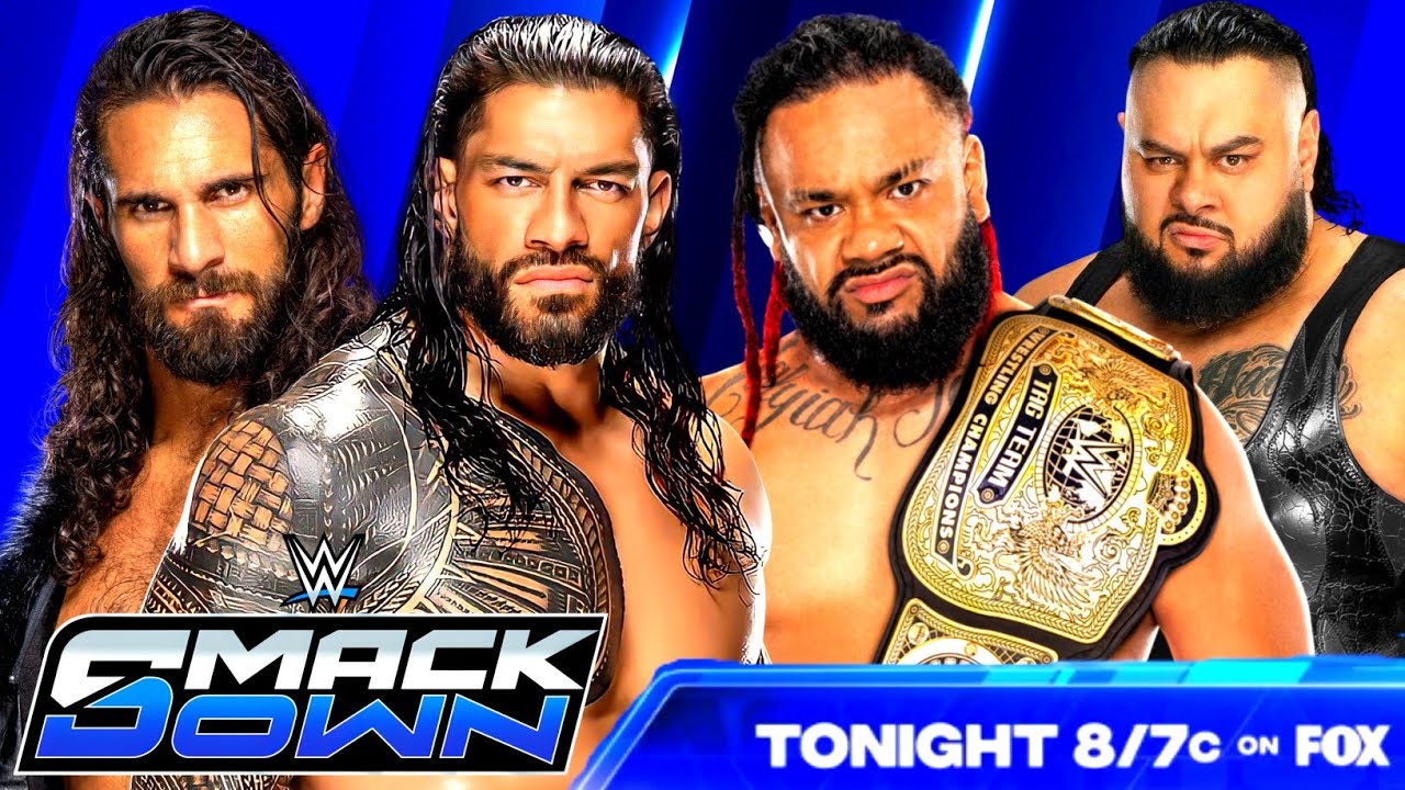 Full Match - Roman Reigns & Seth Rollins vs Jacob Fatu & Bronson Reed 🔥 ...