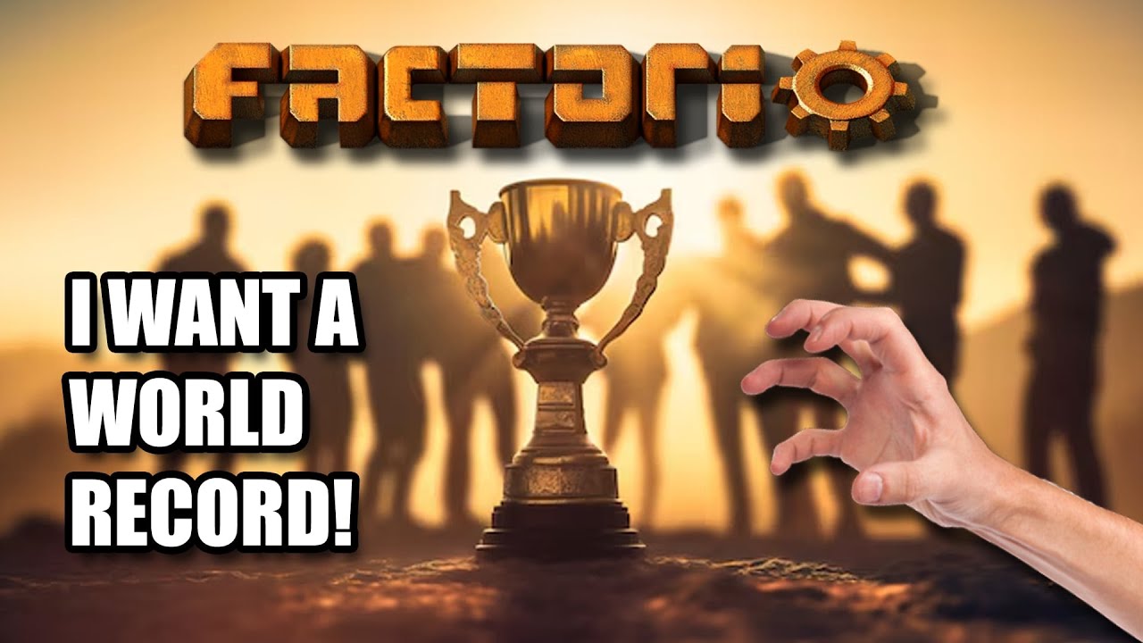 My journey to World Record in Factorio 100% - YouTube