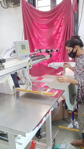 shrishti entertainment news reels Automatic polo placket machine - YouTube