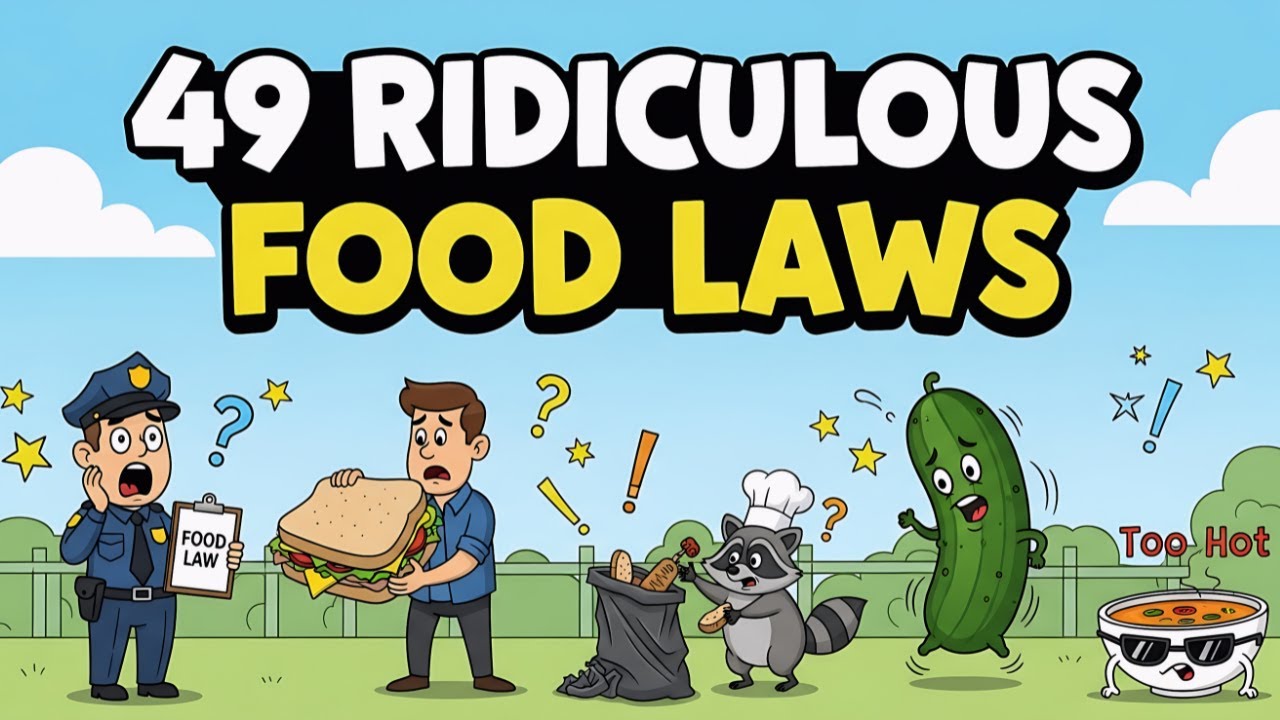 49 Ridiculous Food Laws You Won’t Believe Exist - YouTube