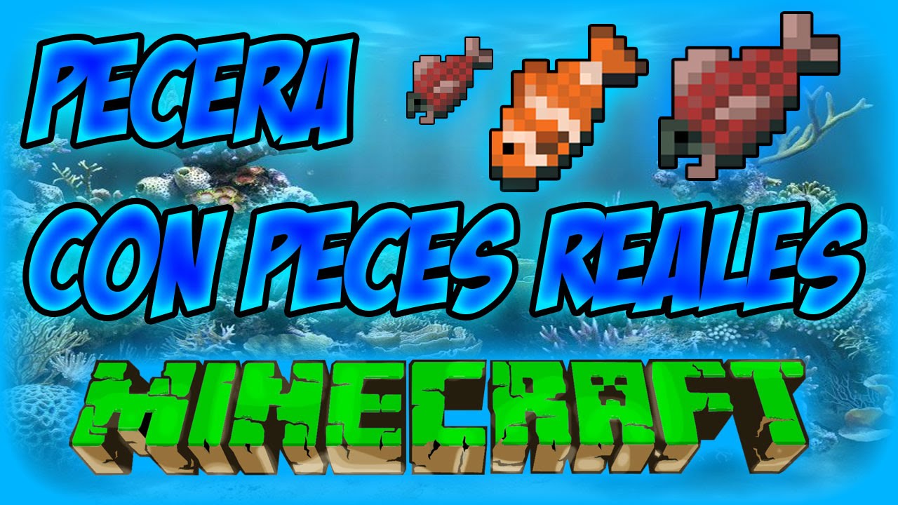 Pecera con Peces Funcional en Minecraft TUTORIAL - FASTCRAFT - YouTube