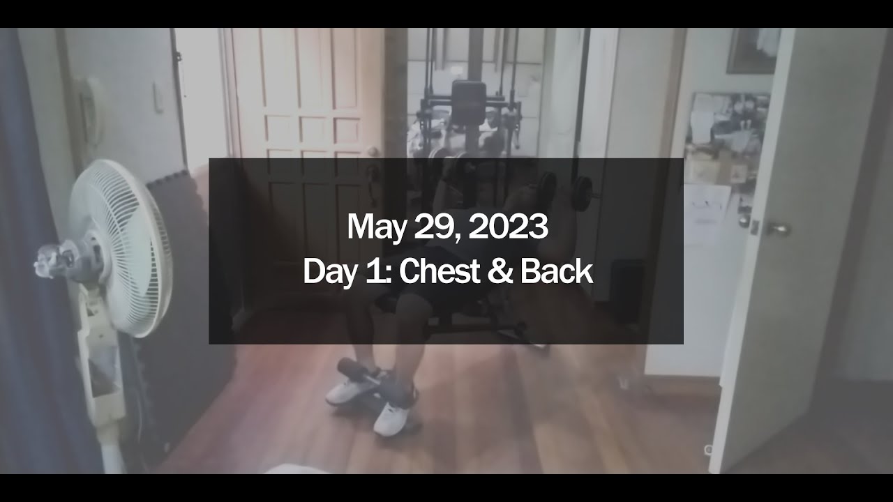 Day 1: Chest & Back / The Gift v2, May-July 2023 - YouTube