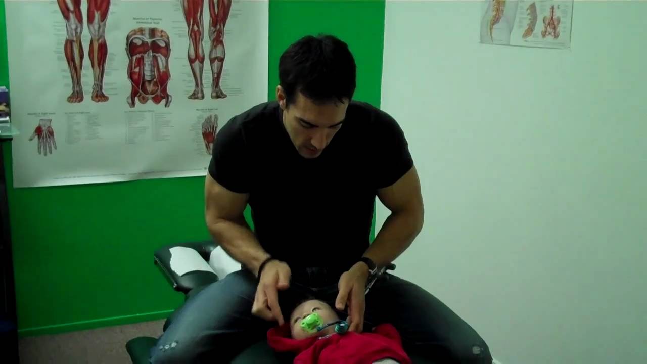 Dr. Jason Worrall-Chiropractic Adjustment on Infant with Facial Palsy ...