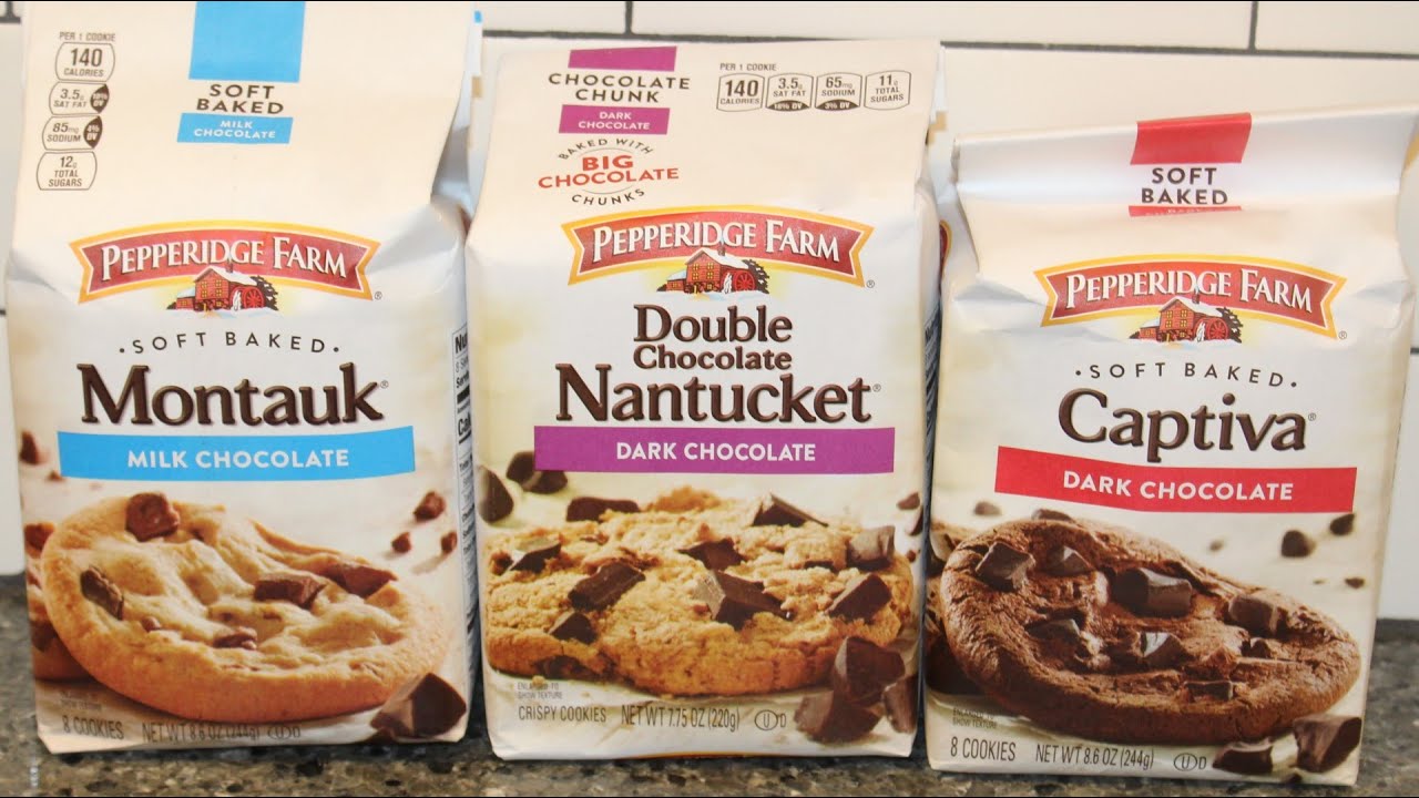 Pepperidge Farm Cookies: Milk Chocolate Montauk, Double Chocolate ...