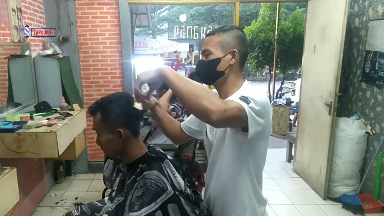 belajar cukur rambut ini teh aslinya belajar tutorial cukur@zafcukur9496 - YouTube