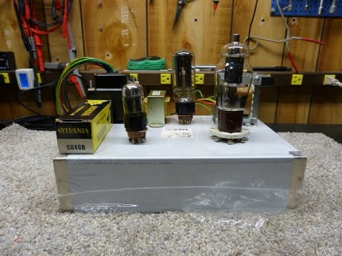 807 Single Ended Audio Amplifier Project - Part 1 - YouTube