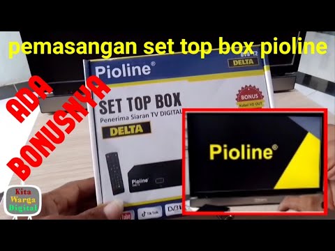 set top box pioline//cara pasang set top box pioline - YouTube