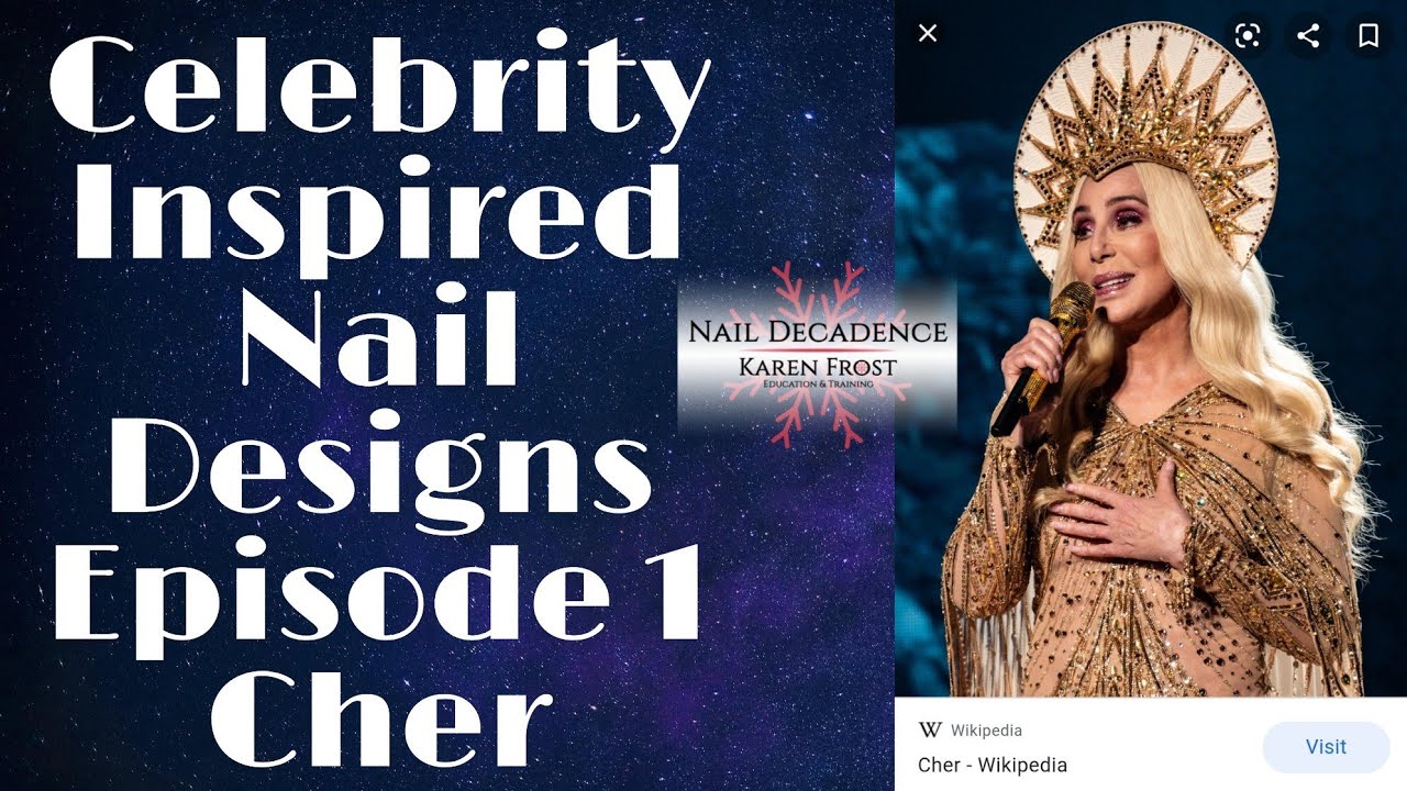 Celebrity Inspired Nail Designs | Ep 1 - Cher | Acrylic Nails | Short ...