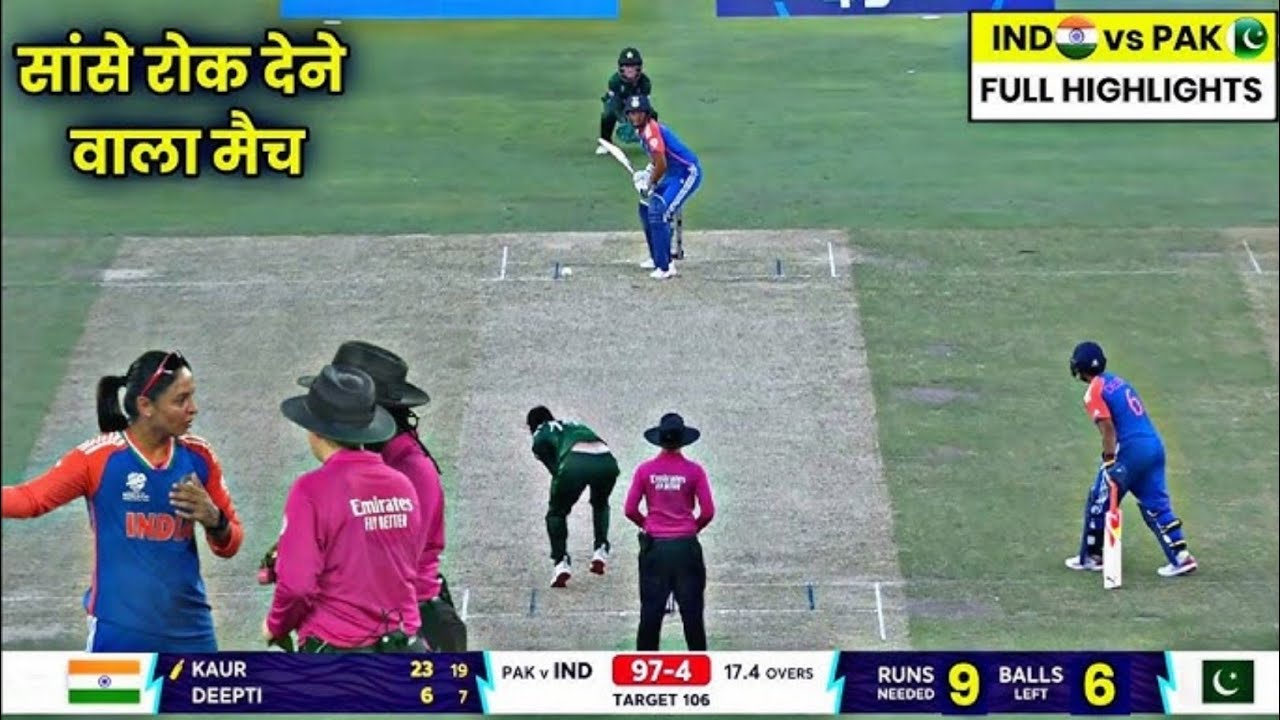 IND W vs PAK W Highlights 2024 | India vs Pakistan Women T20 World Cup ...