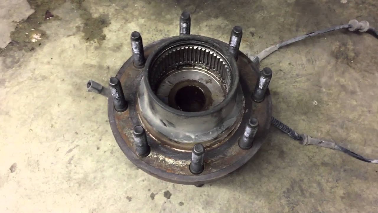 Replacing Ford Excursion Wheel Bearings - YouTube