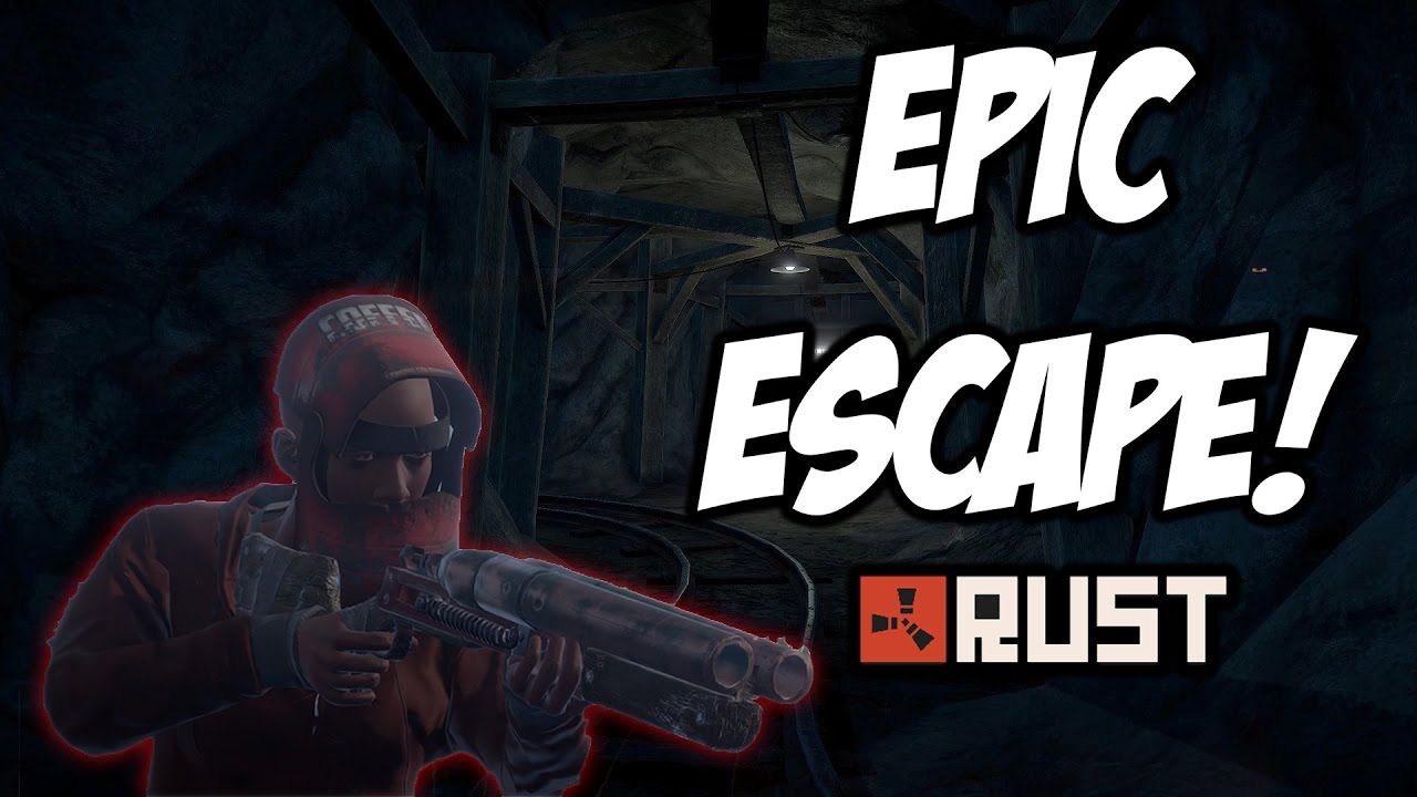 EPIC ESCAPE! Vanilla Rust! - YouTube