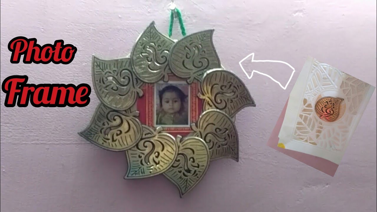 How to make photo frame# best out of waste#wall hanging#home decor ...