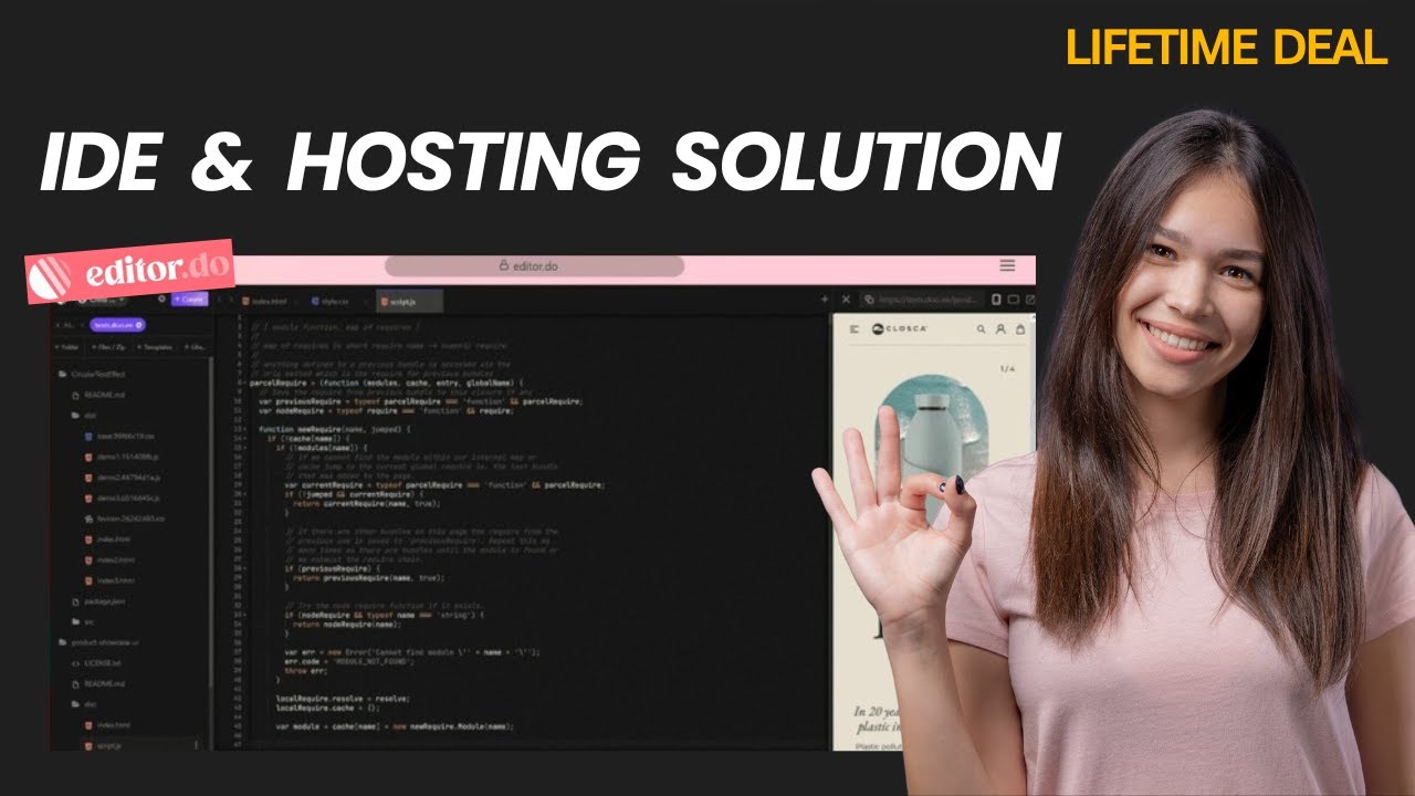 Editor.do Lifetime Deal I Create, Code, Host, and Deploy Stunning ...