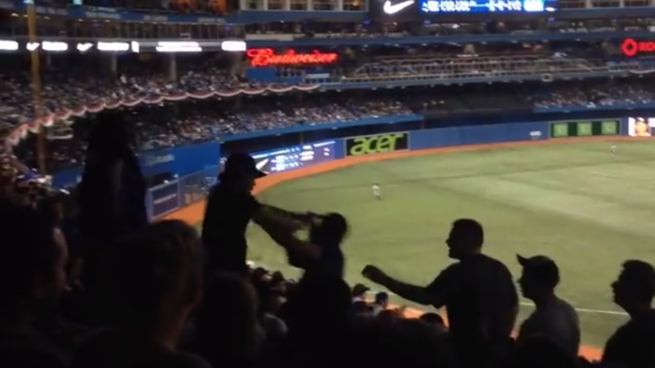 Blue Jays Home Opener Baseball Brawl - YouTube