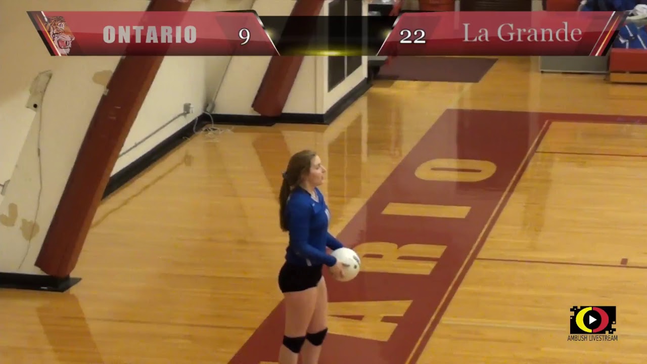 OHS Volleyball vs. La Grande - YouTube