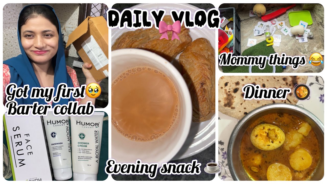 “My First Barter Collab 🥹 | Mommy Life Vlog | Dinner + Evening Snack ...