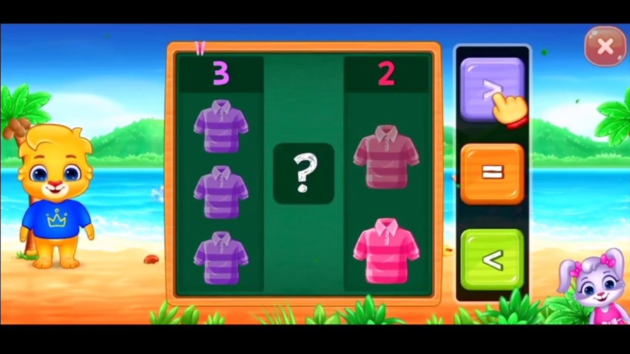 Maths 4 kids - Learn Compare for Kids with Lucas and Ruby Playthrough ...
