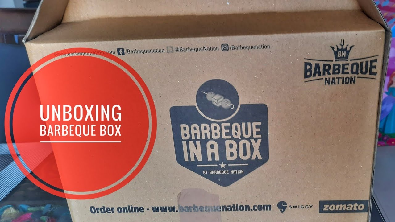 Unboxing Barbeque in a Box | Barbeque Nation | Barbeque at home - YouTube