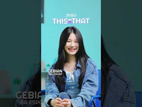 THIS OR THAT W/ GEBIAN 😝✨ #jinisoemangkeren #gebian #jiniso
