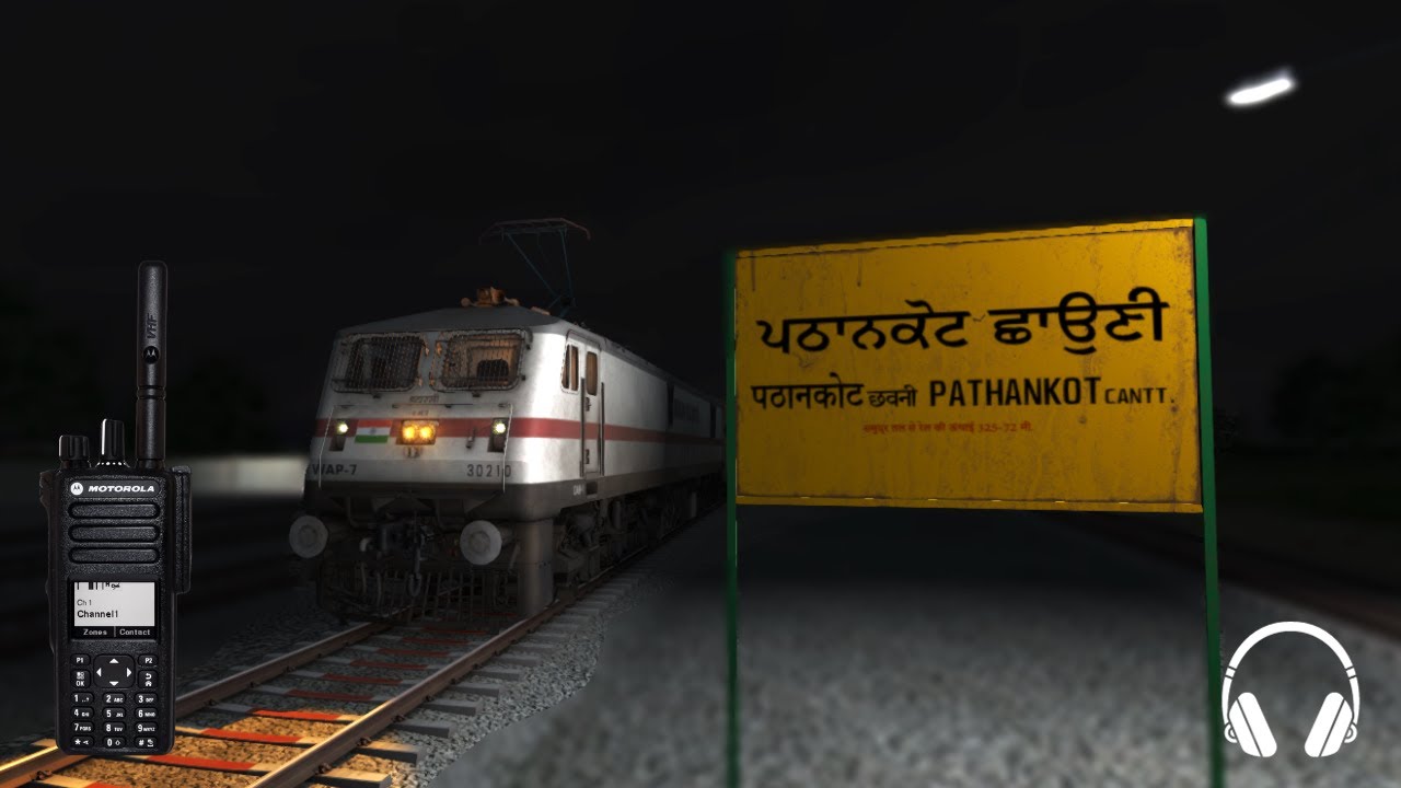 14645-Jammu Tawi Shalimar Express | LP Radio | Train Simulator #wap7 # ...