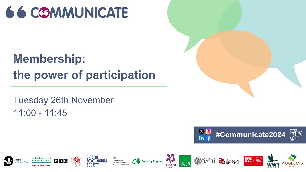 Membership: The power of participation | Communicate 2024 - YouTube