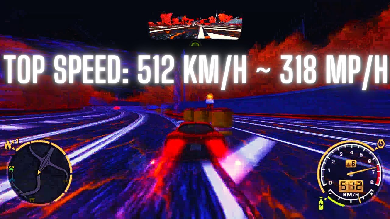 Need for Speed: Most Wanted Chevrolet Corvette C6 Top Speed Máx: 512 KM ...