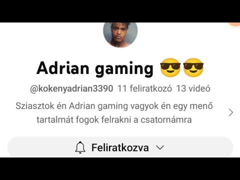 Adrian gaming csatornája - YouTube