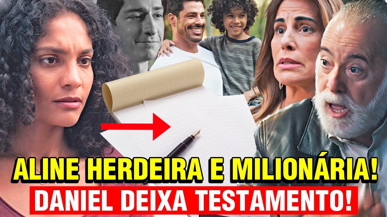 Terra e Paixão -LEITURA do TESTAMENTO do Daniel, Aline HERDA a SUCESSÃO ...