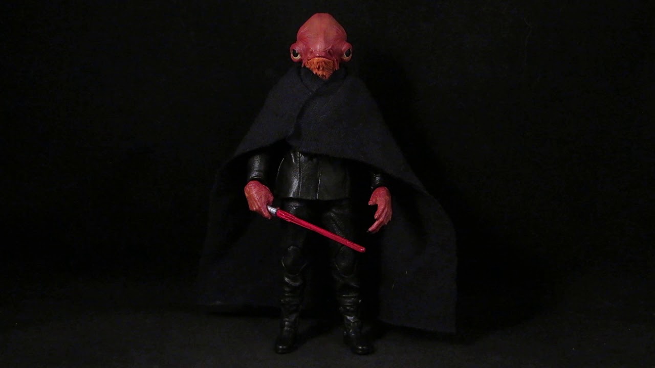 Star Wars Black Series Custom Mon Calamari Sith Lord - YouTube