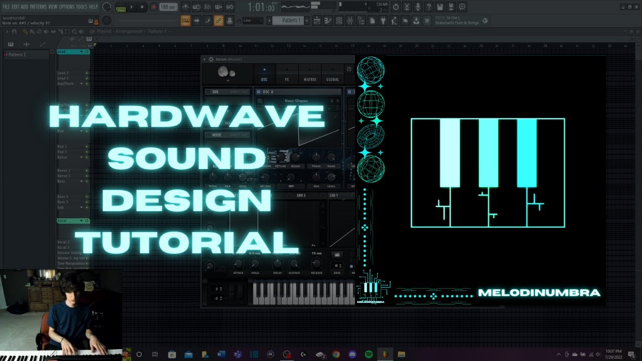 Hardwave Sound Design Tutorial (Basses/Leads/Plucks/Ambiences) + FREE Hardwave Presets - YouTube