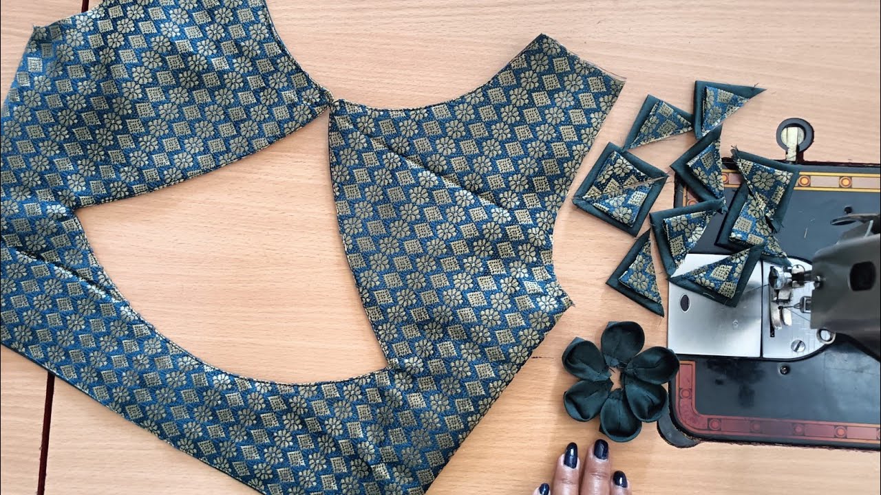 designer boat neck blouse design cutting and stitching ll Blouse ...