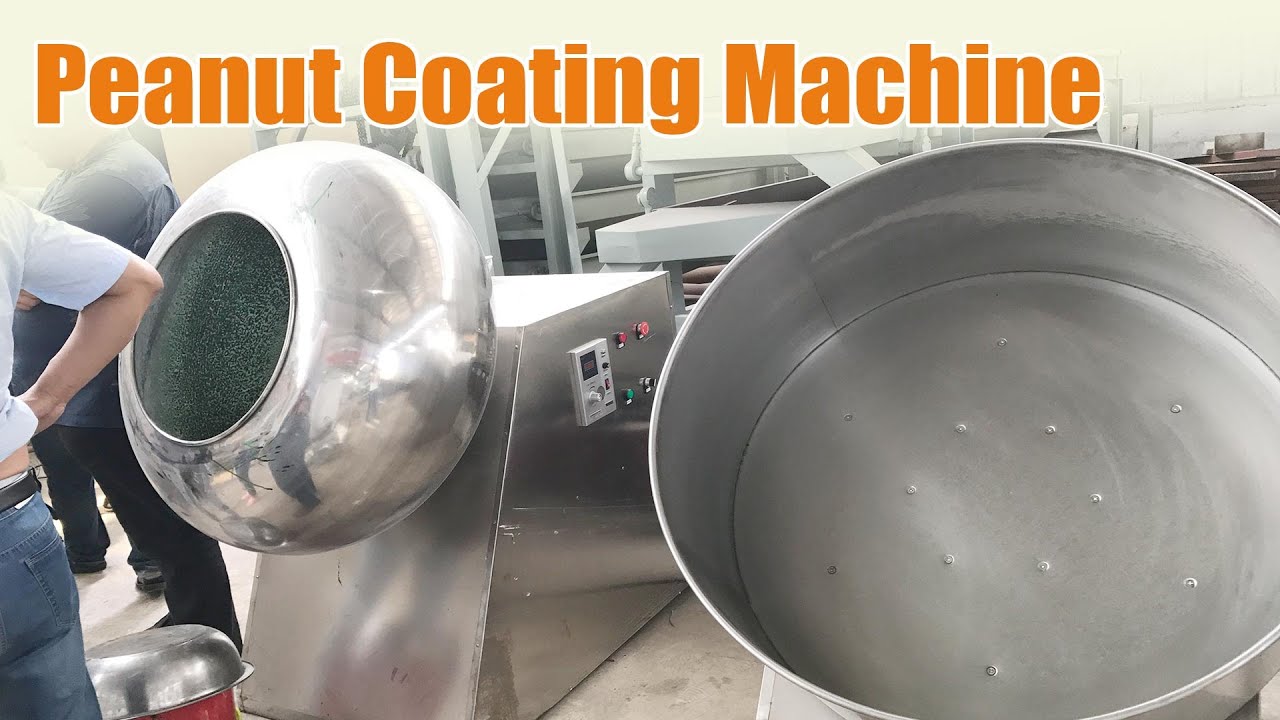 Peanut Coating Machine Creates Delectable Candy-Coated Peanuts! #peanut ...